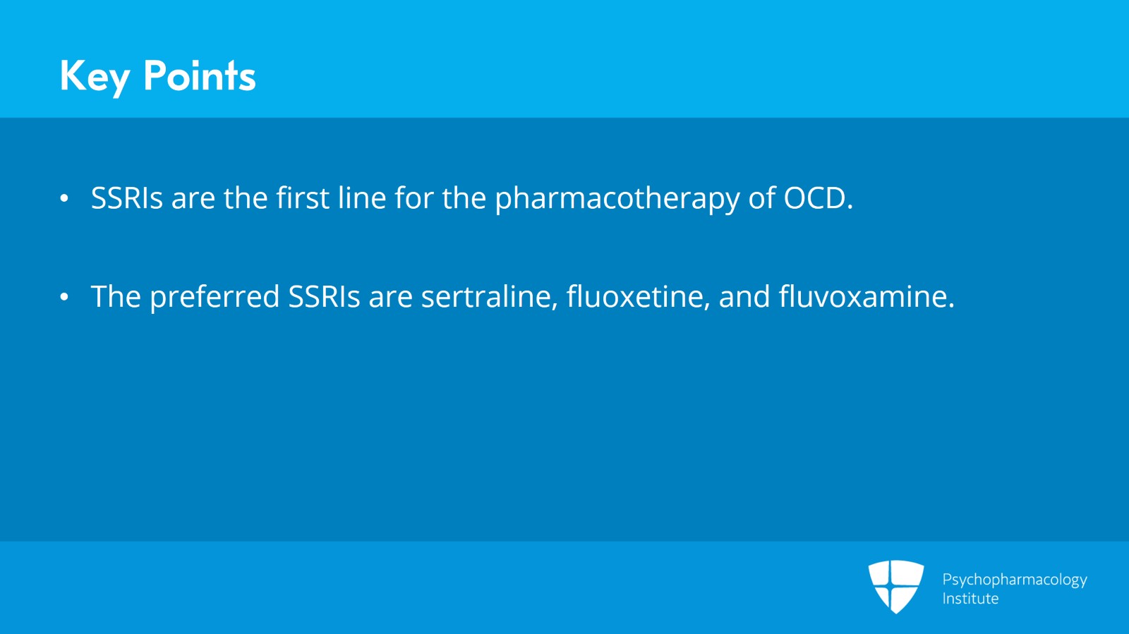 Node 2: First-Line Treatment: SSRIs | Psychopharmacology Institute